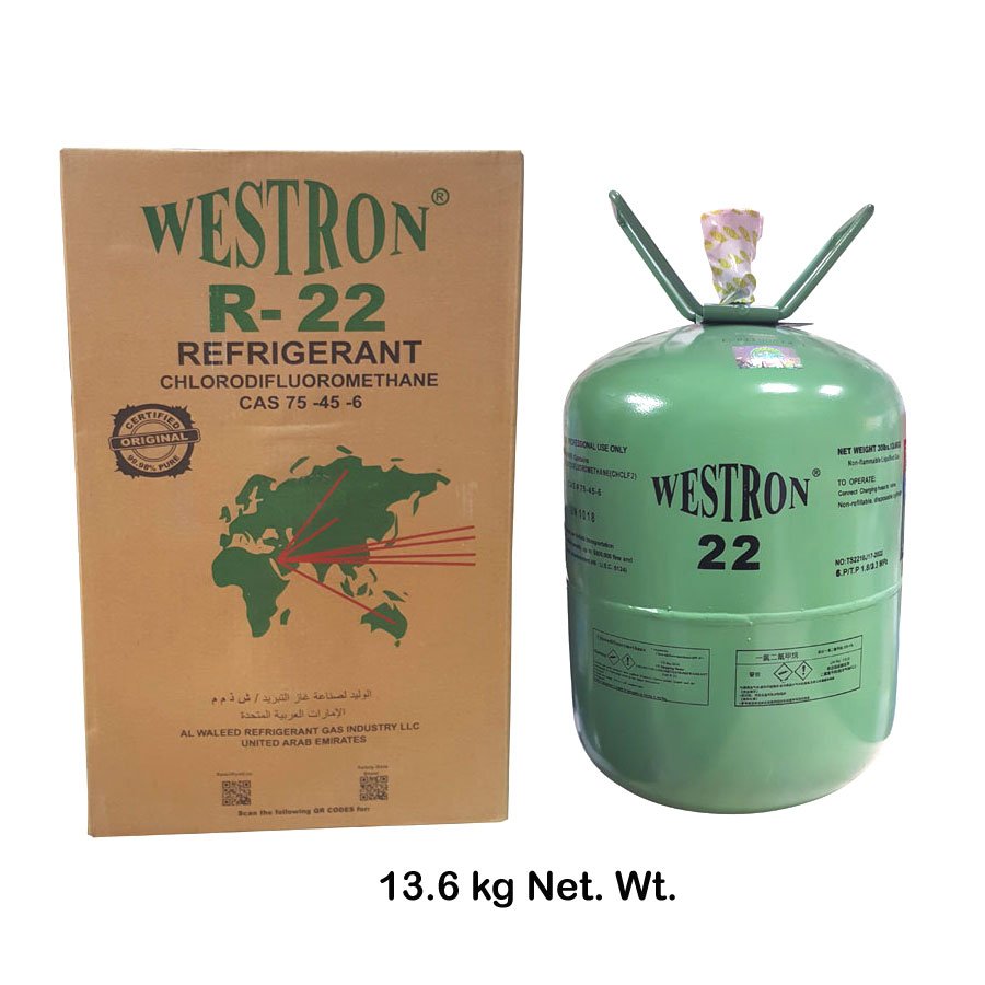 WESTRON R22 Refrigerant Gas: Non-Flammable, Energy-Efficient Cooling ...