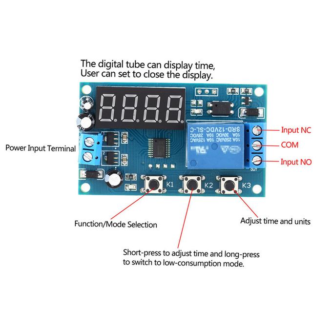 Precision Timing Control: Multifunction Delay Time Module for Relay ...